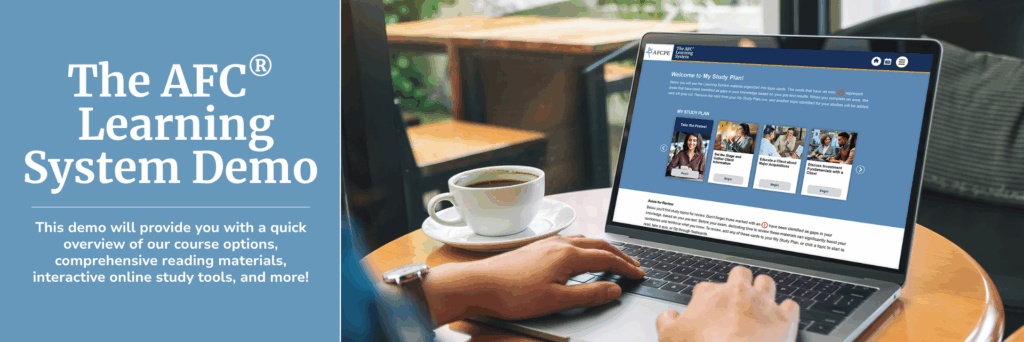 Watch a Free Demo - AFCPE